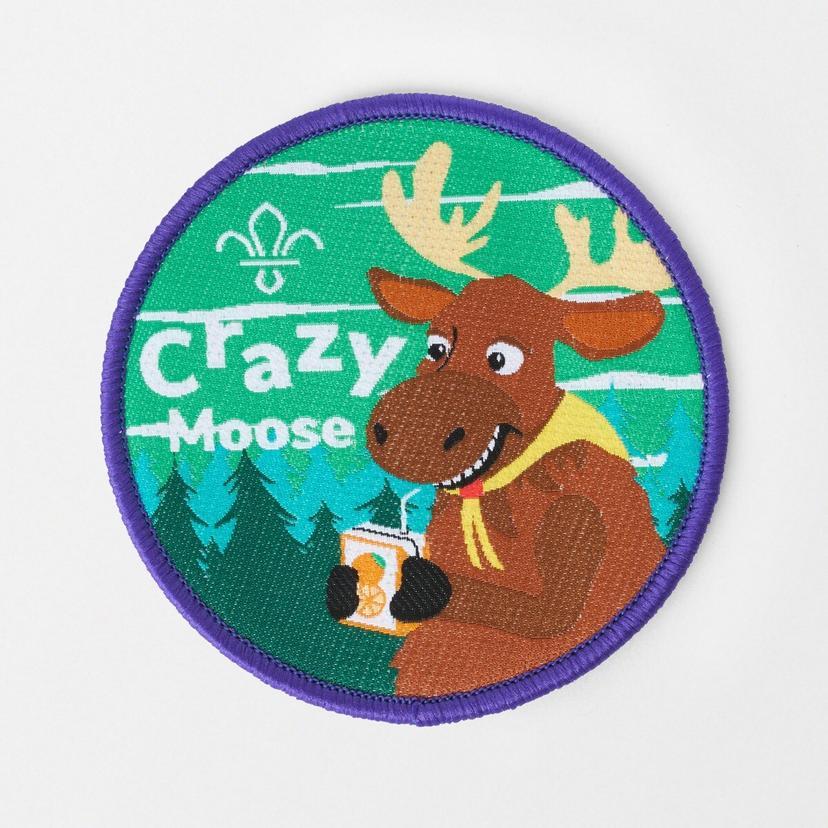 Crazy Moose Campfire Song Blanket Badge | Scouts Badges | Scout Store