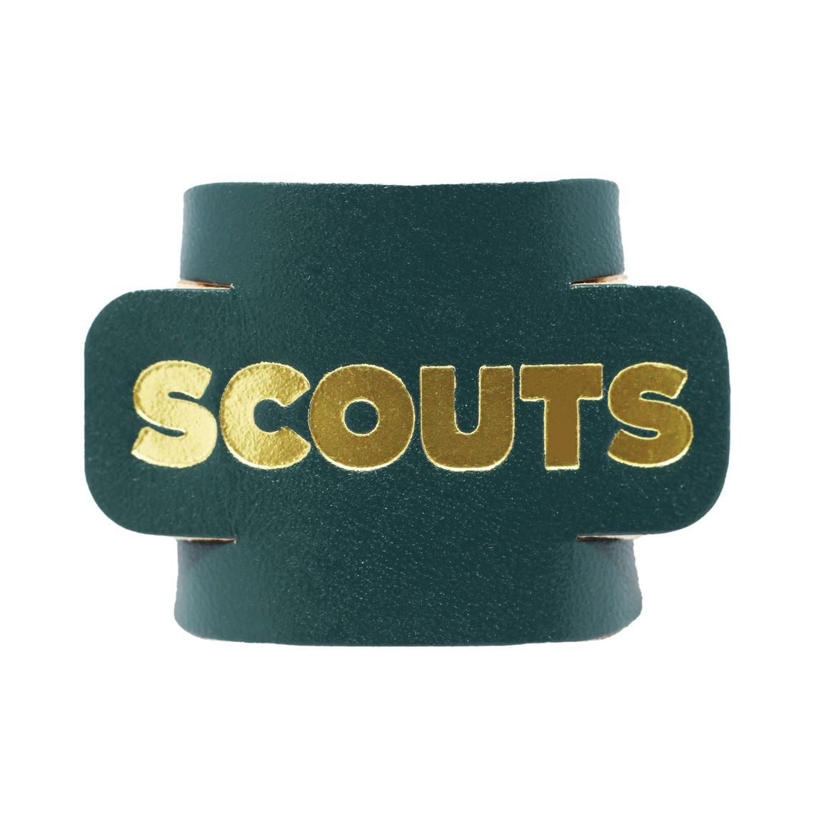 Scouts Section Embossed Quality Leather Woggle Scouts Sections
