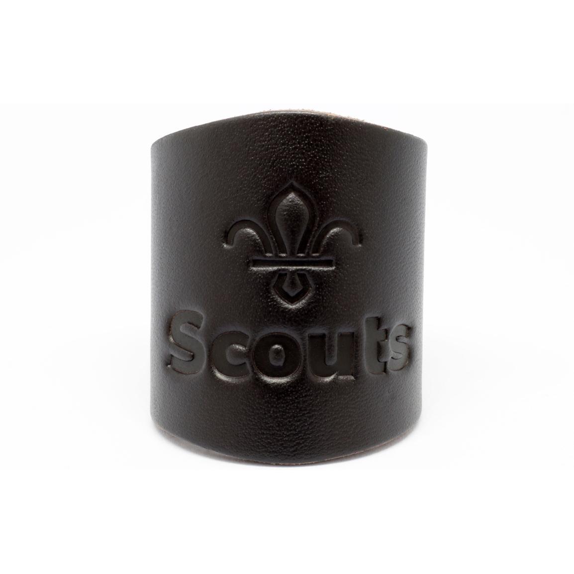 Scouts Official Uniform Embossed Leather Woggle Scouts Sections