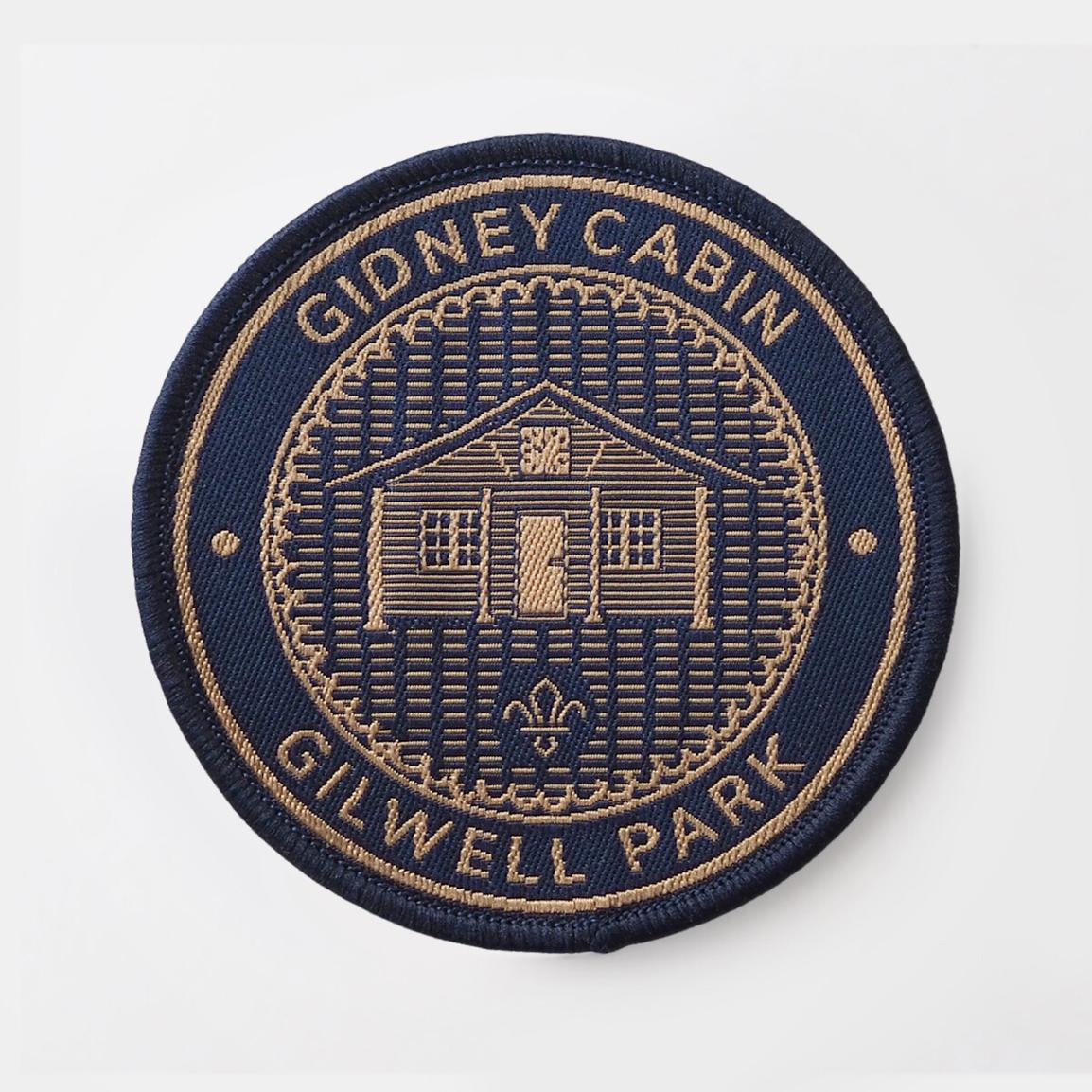 Gilwell Park Blanket Badge - Gidney Cabin New in