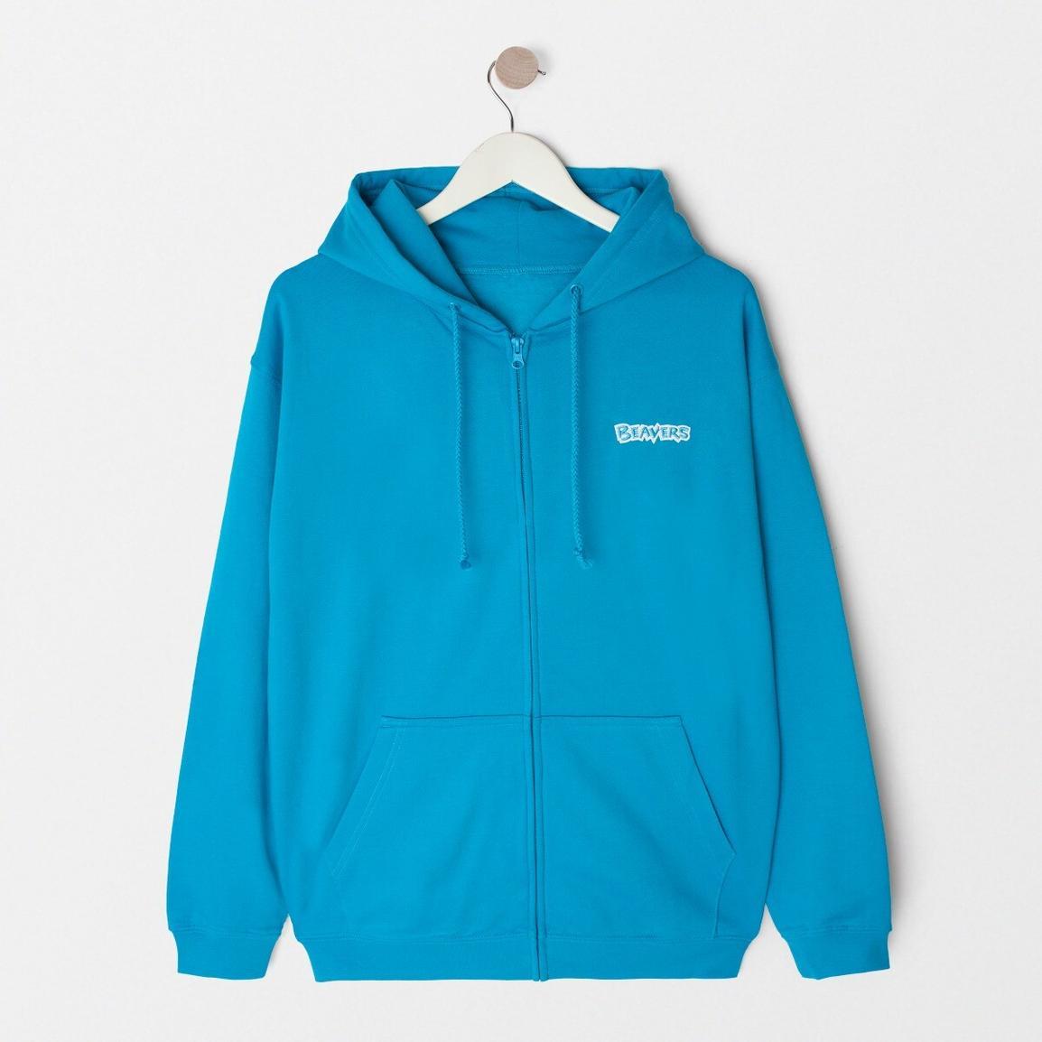 Personalised Beavers 40th Birthday Zip Hoodie - Adult