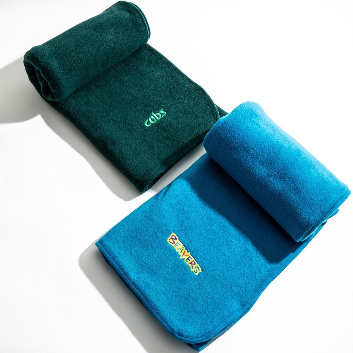 Cub Scouts Green Fleece Blanket 170 x 130cm Scouts Sections