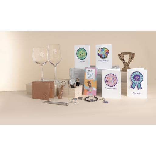 Scouts Happy Birthday Card with Woven Badge and Envelope | Scouts Gifts ...